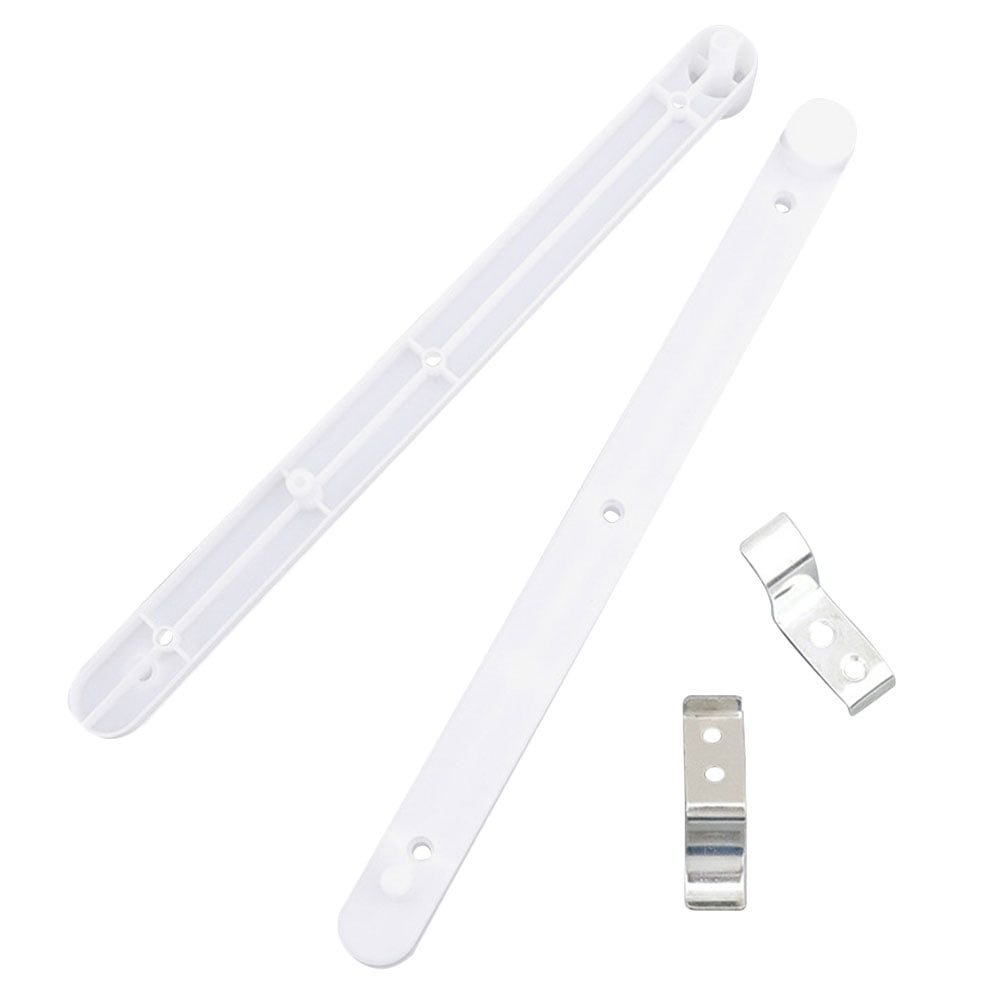 LARVPA 1 Set Drawer Slides Plastic Drawer Rails Side Mounted Guide ...