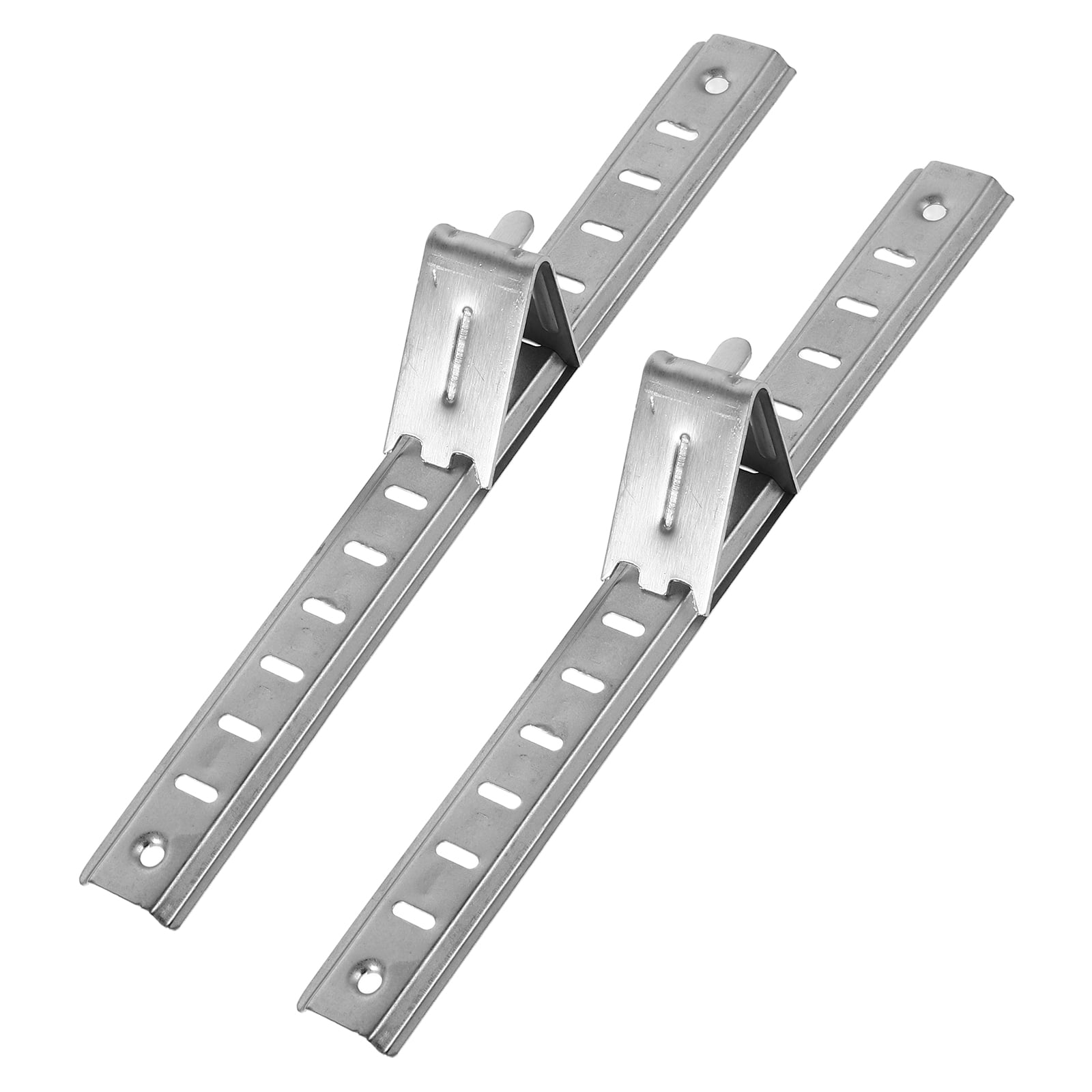 LARVPA 2 Pcs Stainless Steel Refrigerator Shelf Support Rack With Shelf ...