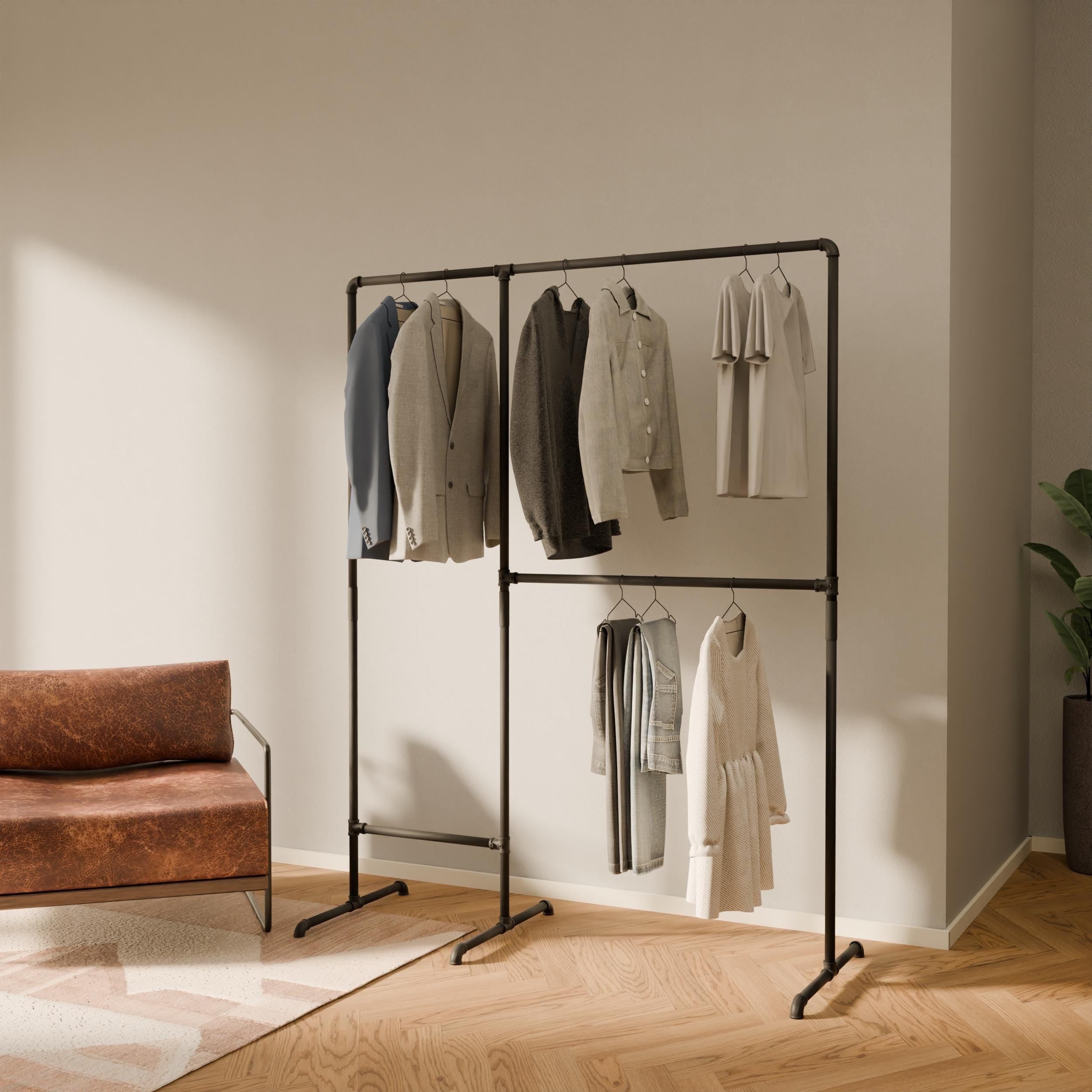pamo freestanding clothes rail in industrial loft design - LAS II ...