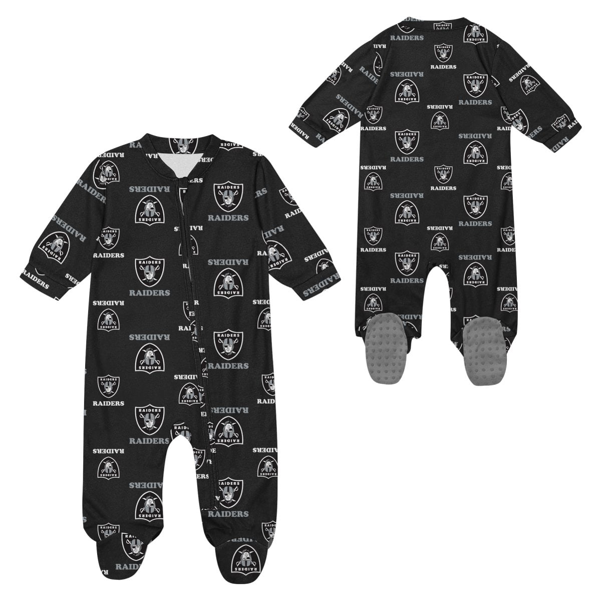 LAS VEGAS RAIDERS Infant Primry Color Cotton Romper All Over - Walmart.com