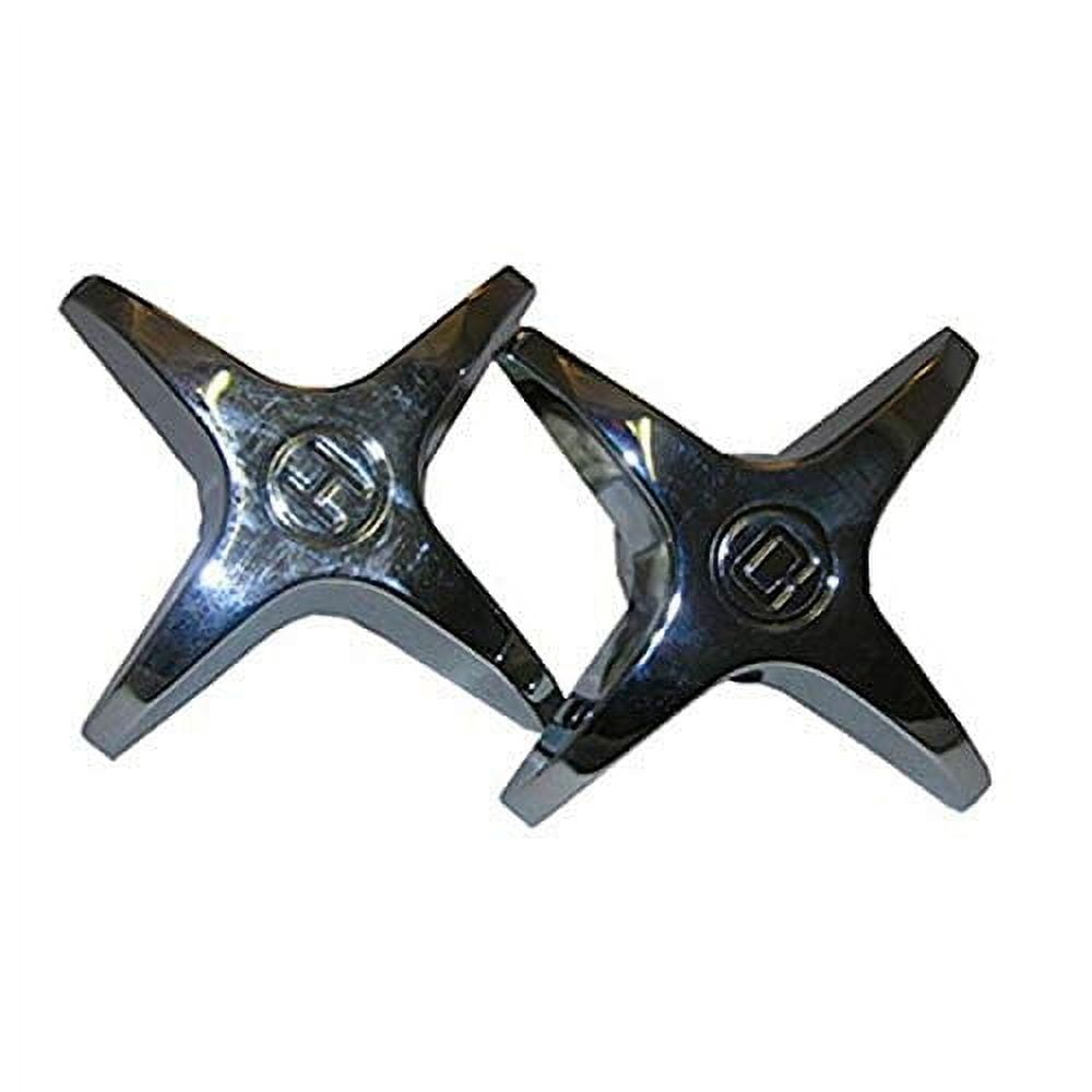 LASCO 01-5001 Chrome Plated Vise Grip Cross Handles for Universal ...