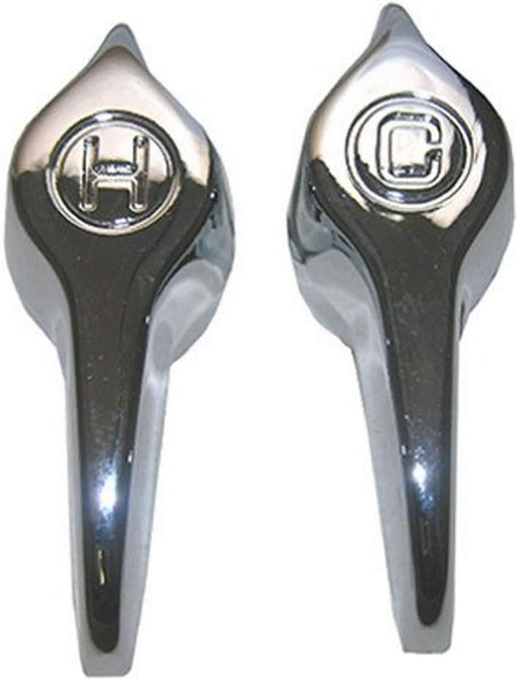 LASCO 01-5003 Chrome Plated Vise Grip Lever Handles for Universal ...