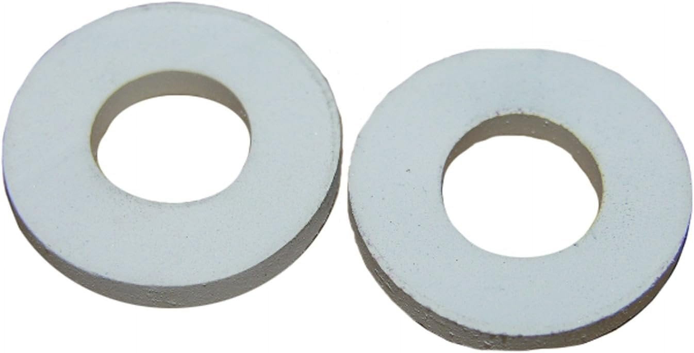 LASCO 02-1755 Rubber Toilet Seat Hinge Mounting Washers, White, 2-Pack ...