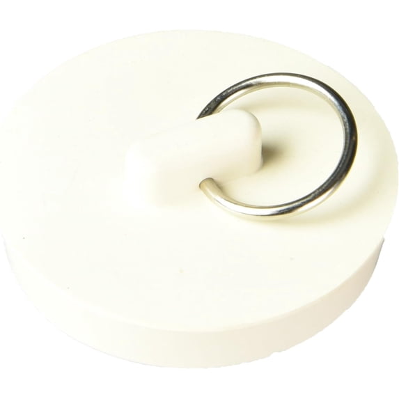 LASCO 02-3215 White Rubber Hollow Stopper for 1-7/8-Inch Drain Openings ...