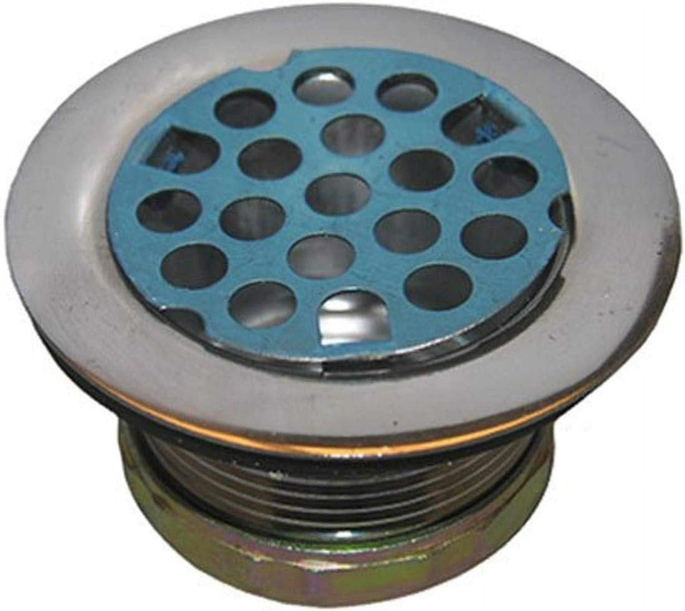 LASCO 03-1027 Chrome Flat Grid Sink Strainer for 2-Inch Opening for 1-1 ...