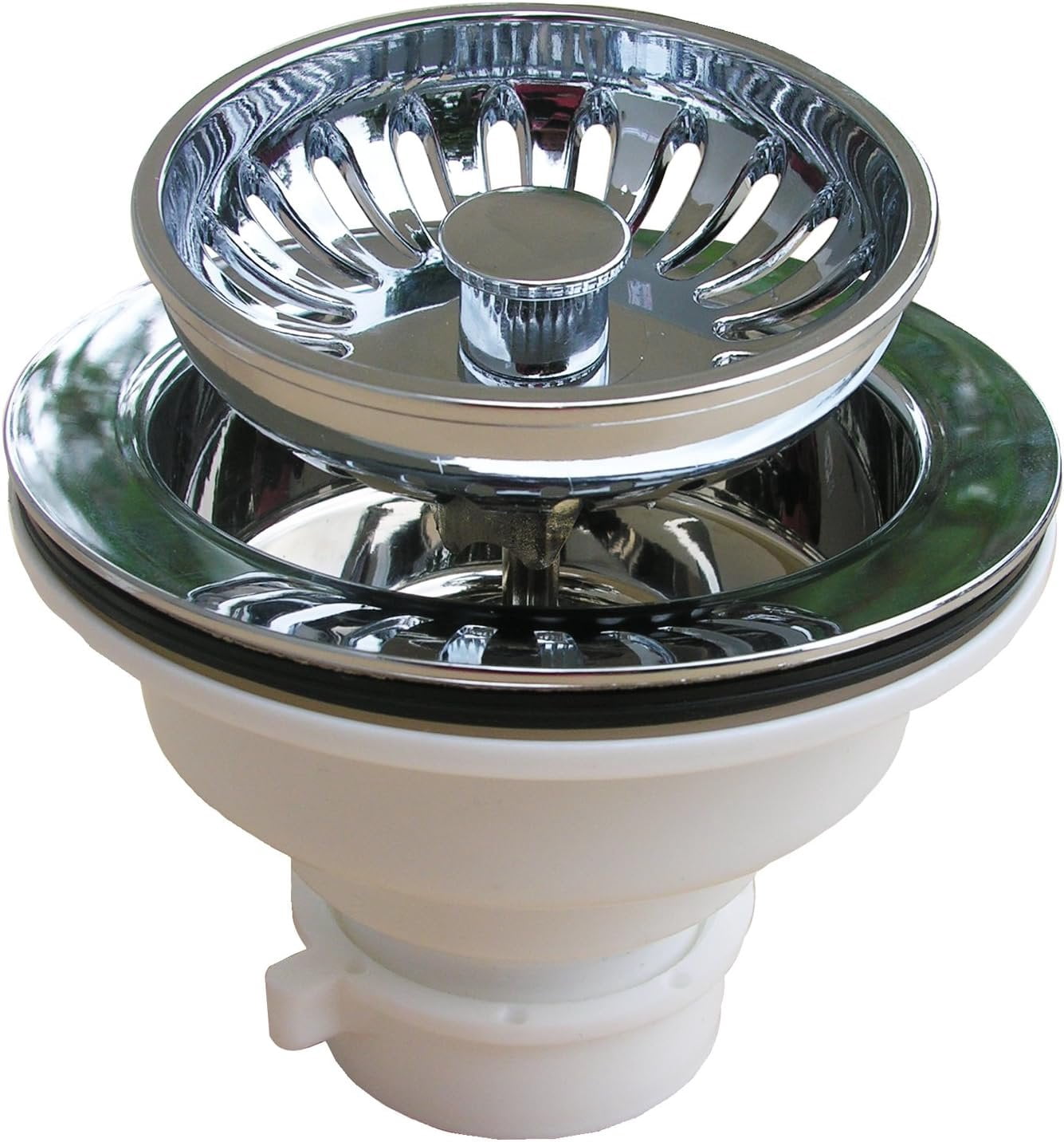 LASCO 03-1059 CP HD PVC Kitchen Strain, 1-Pack, Chrome - Walmart.com