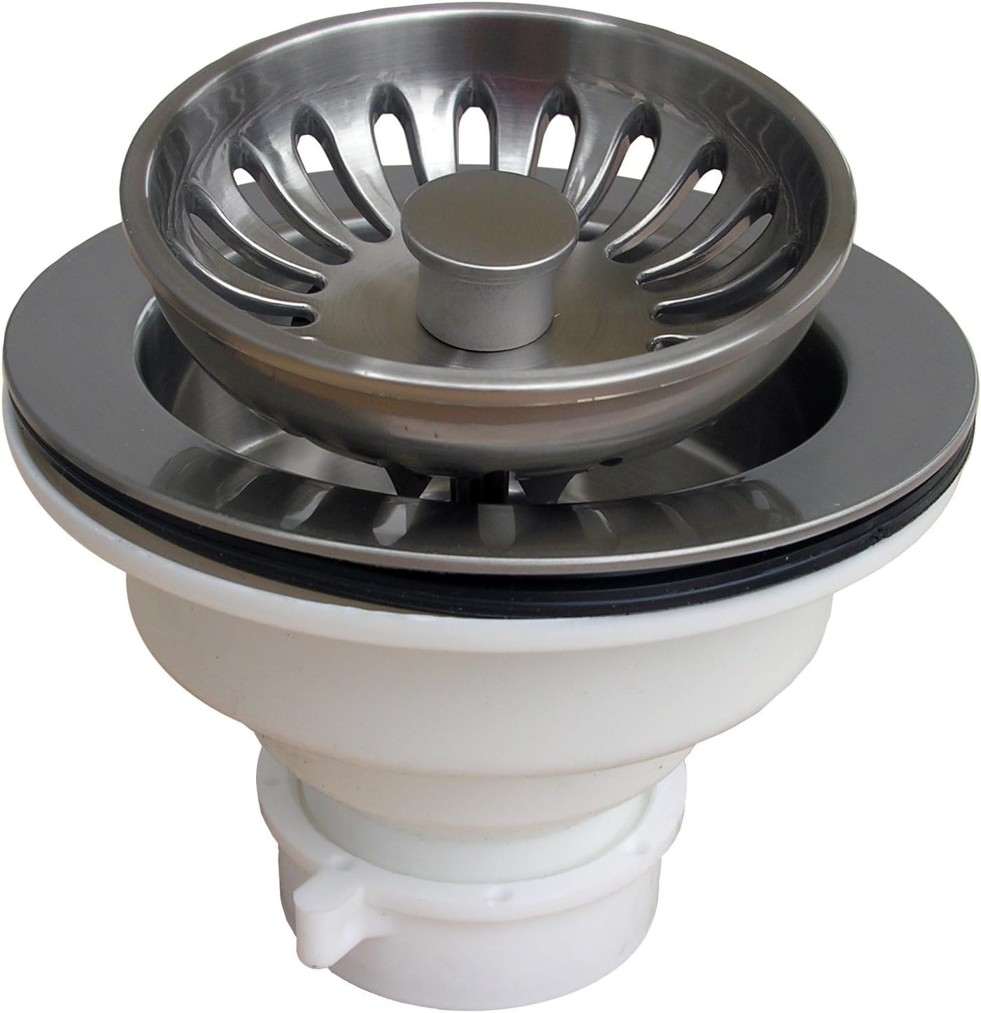 LASCO 03-1059SN SN HD PVC Kitchen Strain, 1-Pack, Satin Nickel ...