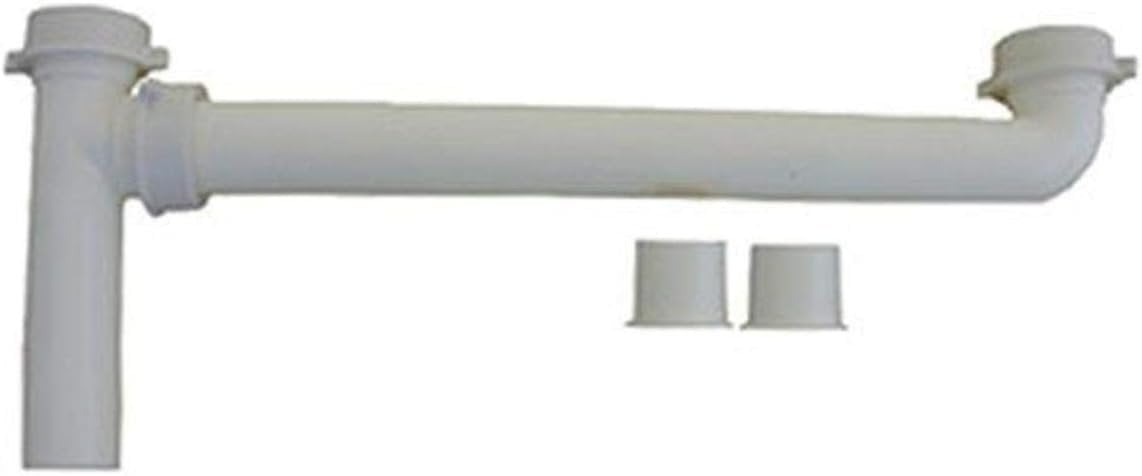 LASCO 03-4201 White Plastic Tubular 1-1/2-Inch by 16-Inch End Outlet ...