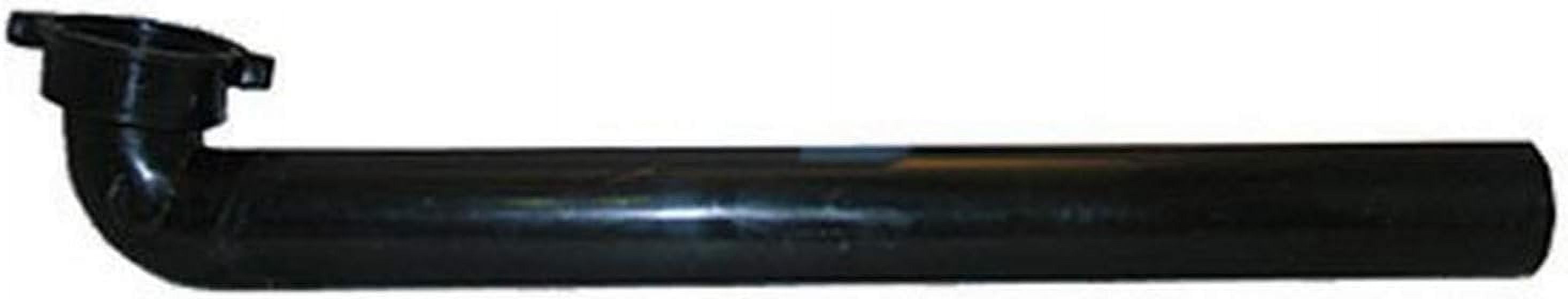 LASCO 03-4255 Black Plastic Tubular 1-1/2-Inch by 15-Inch Flanged Waste ...