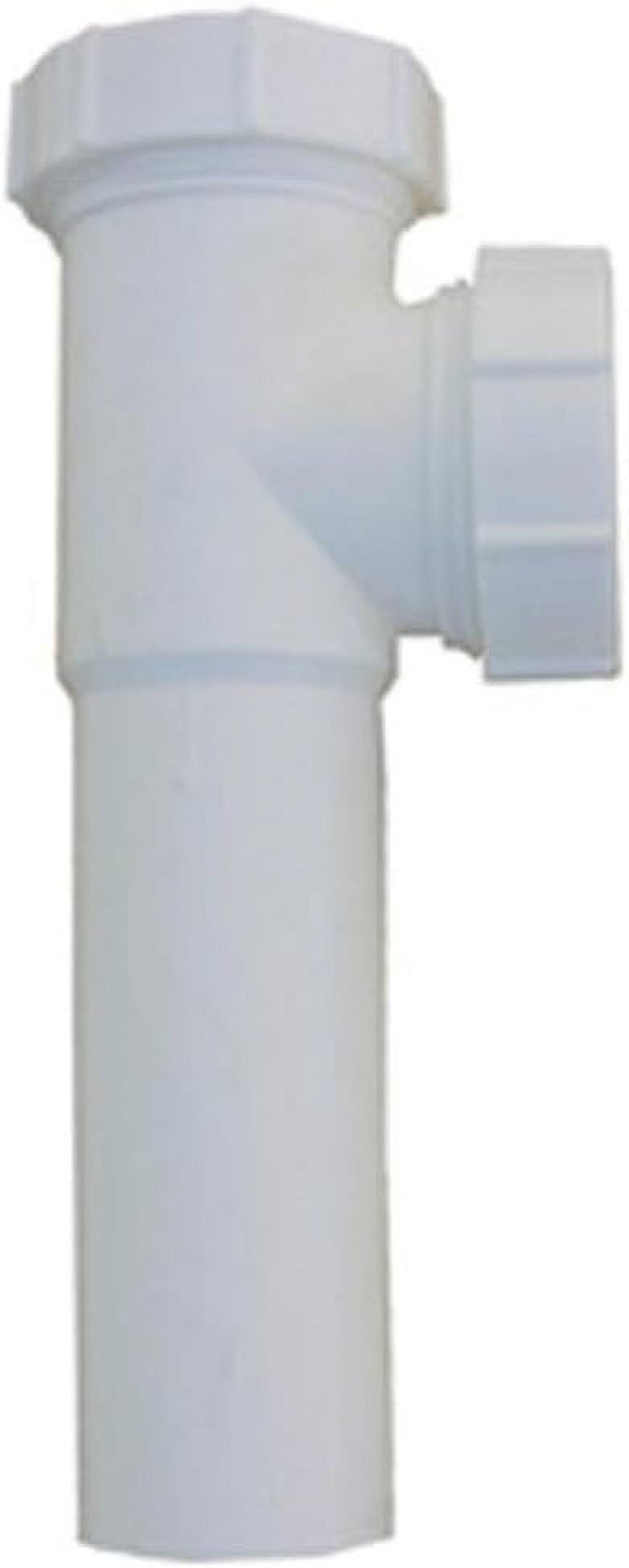 LASCO 03-4281 White Plastic Tubular 1-1/2-Inch Slip Joint Baffle Tee ...