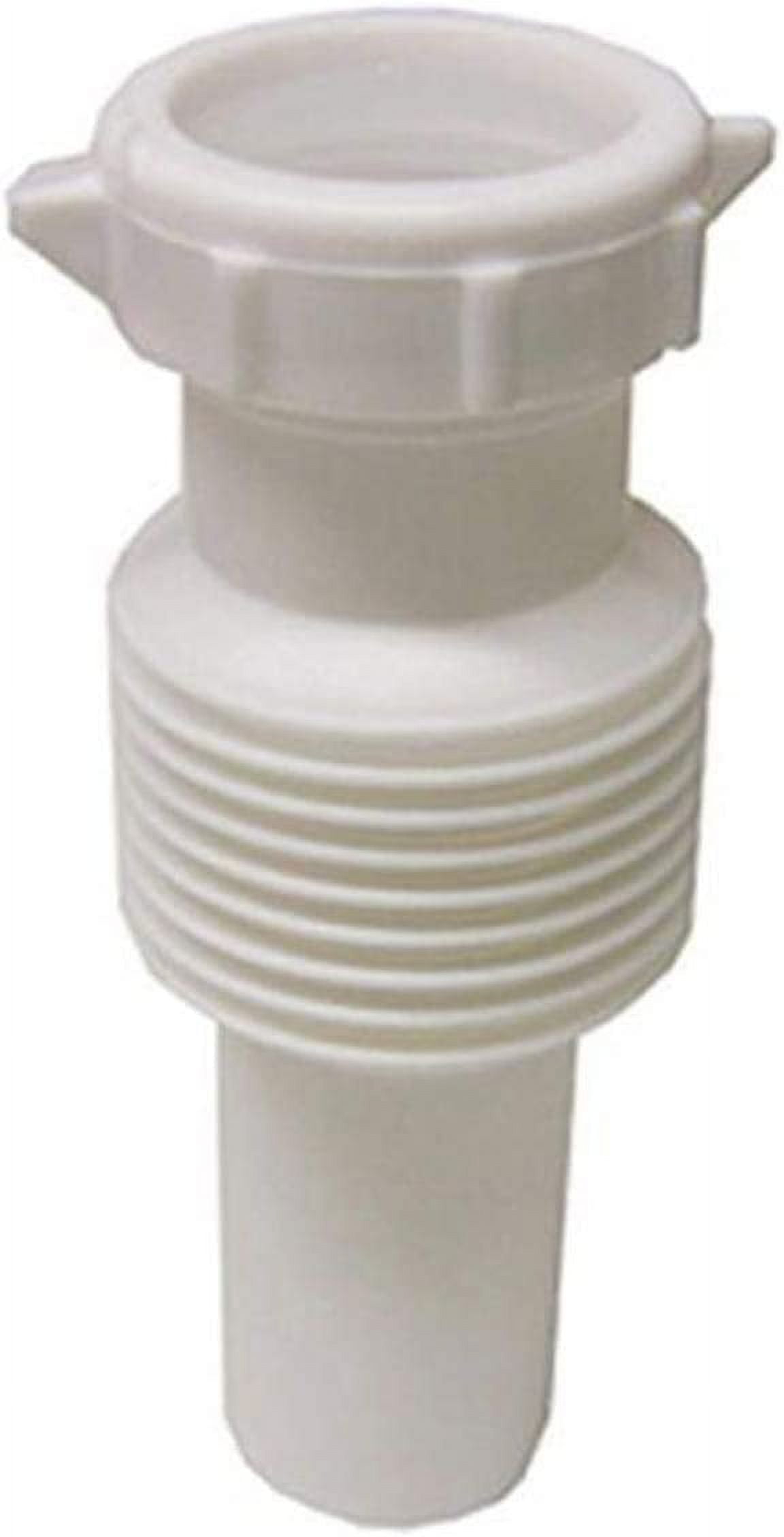 LASCO 03-4319 White Plastic Tubular 1-1/2-Inch Flexible, Extendable ...
