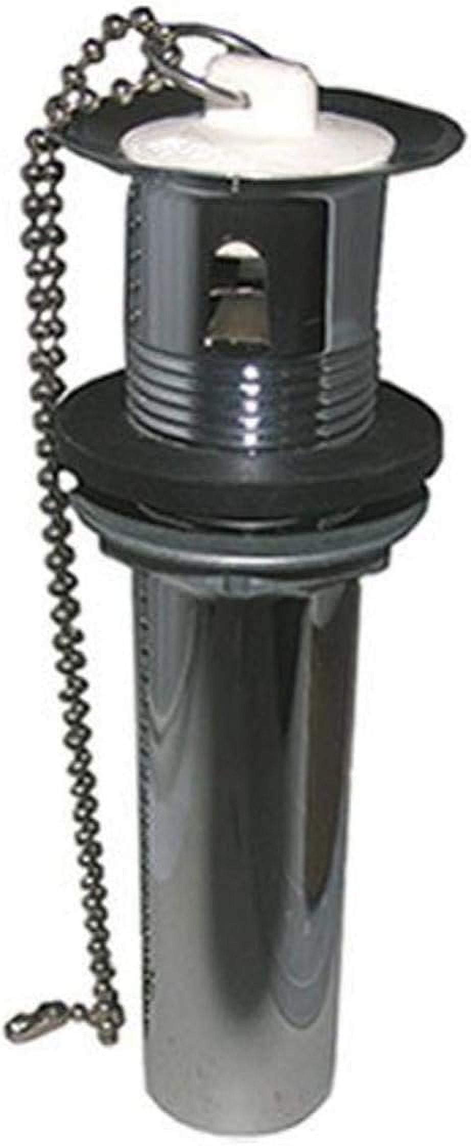 Lasco Fittings Lavatory Drain Plug Pop Up - Chrome Plated, 1-1/4 In x 5 ...