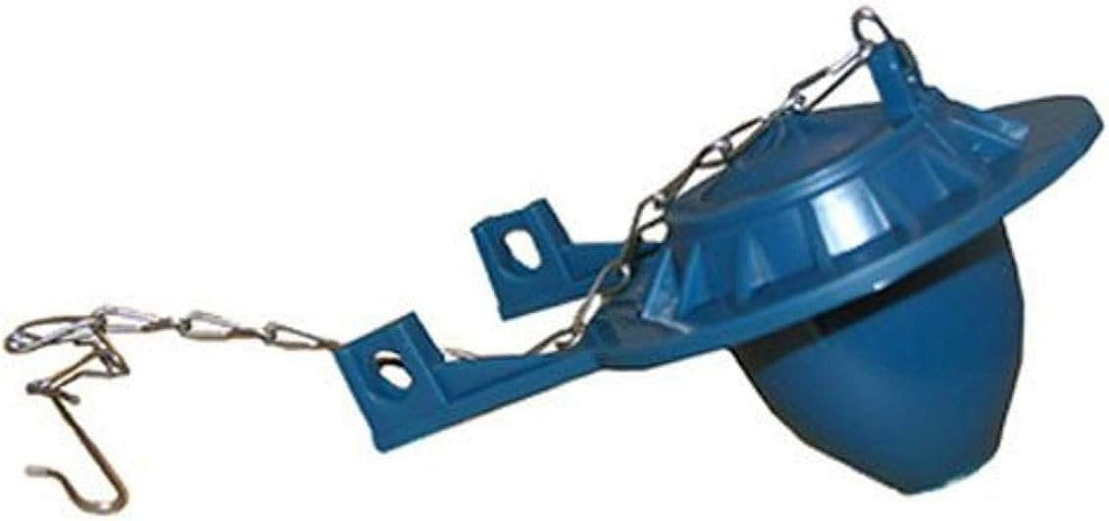 LASCO 04-1585 Toilet Flapper with Blue Chemical Resistant, Fits Over ...