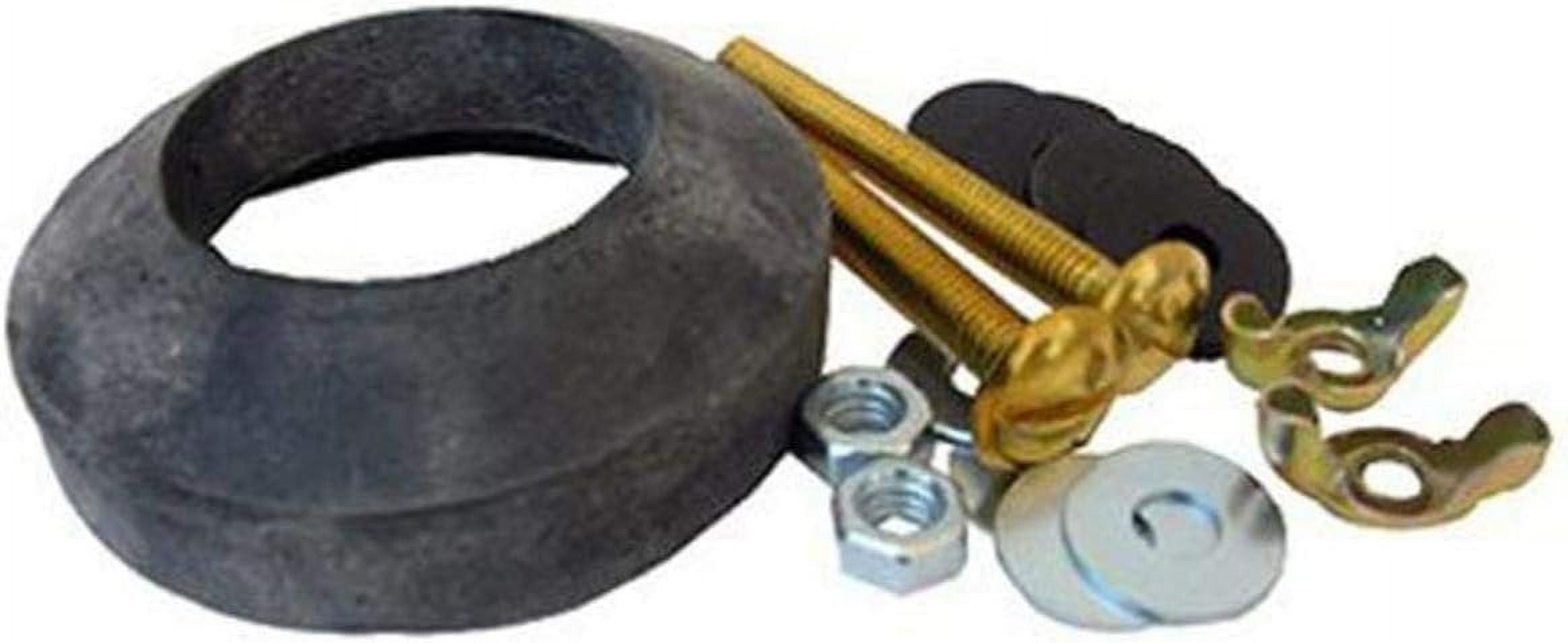 LASCO 04-3805 Toilet Tank to Bowl Bolt Kit with Brass Bolts, Rubber and ...