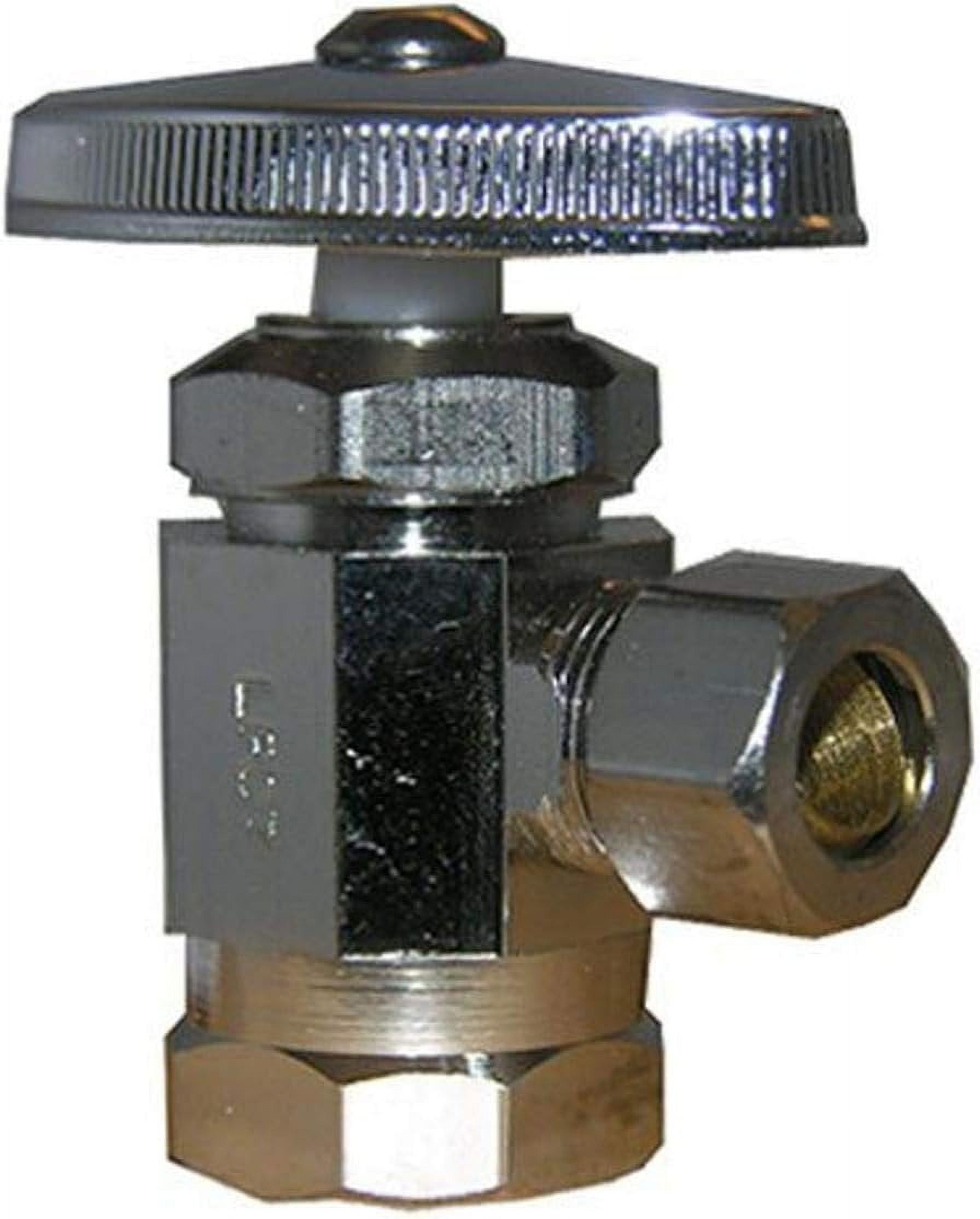 LASCO 06-7203 Angle Stop Valve, Standard Duty, 1/2-Inch Female Iron ...