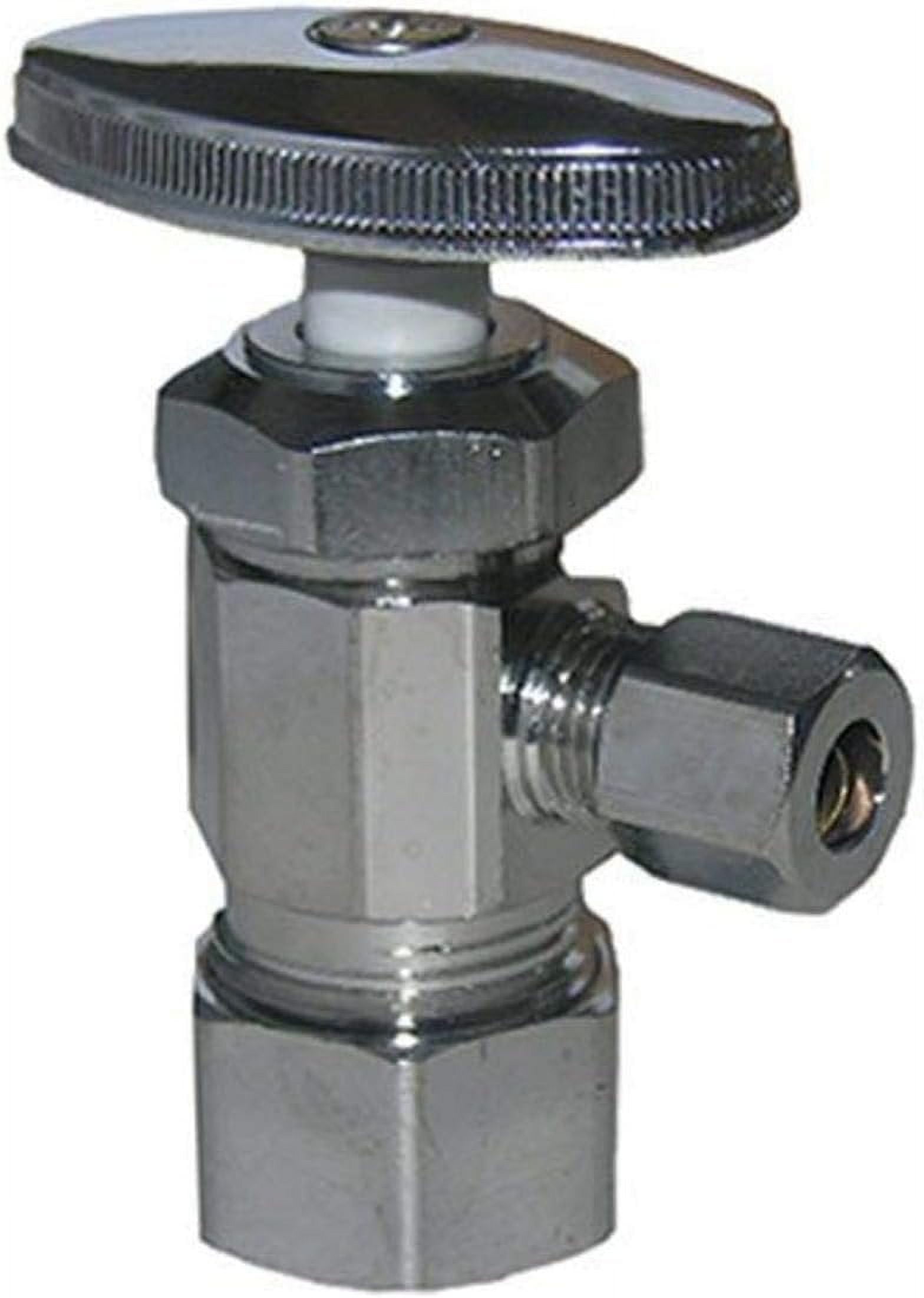 LASCO 06-7251 Angle Stop Valve, Standard Duty, 5/8-Inch Compression ...