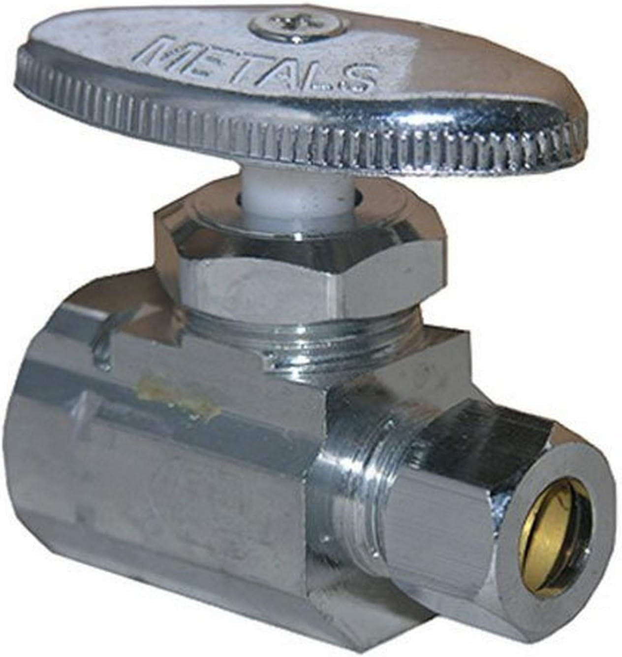 LASCO 06-7273 Straight Stop Valve, Standard Duty, 1/2-Inch Iron Pipe ...