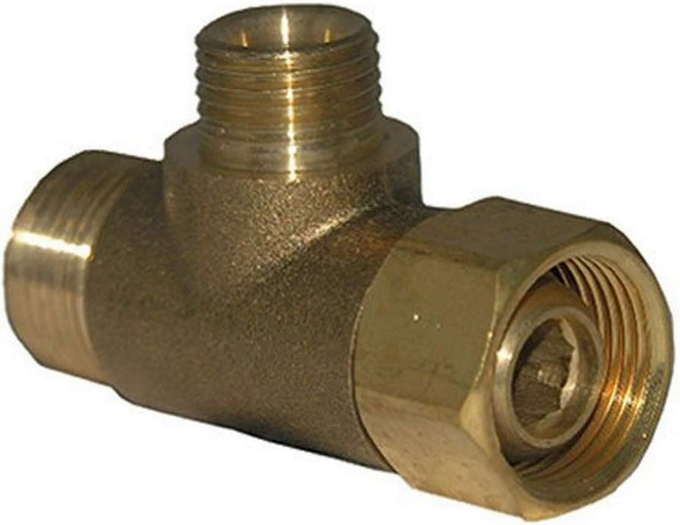 LASCO 06-9101 Angle Stop Add-A-Tee Valve, 3/8-Inch Compression Inlet X ...