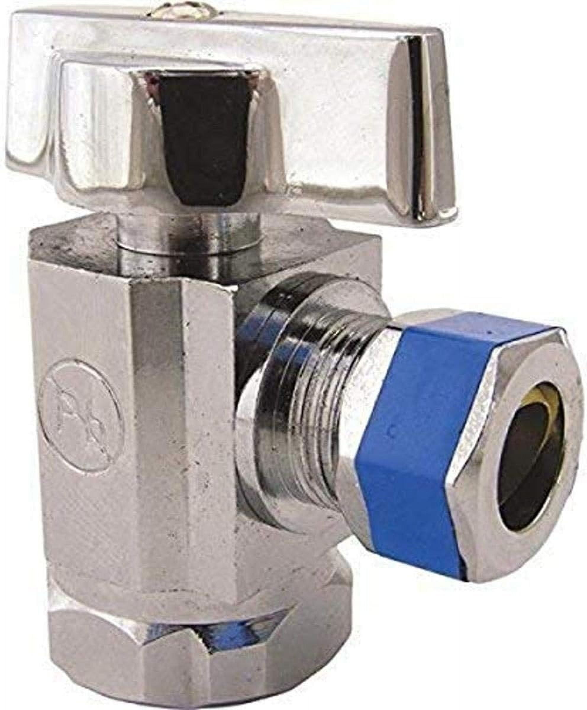 LASCO 06-9201 Angle Stop Quarter Turn Ball Valves, 1/2-Inch Steel Pipe ...