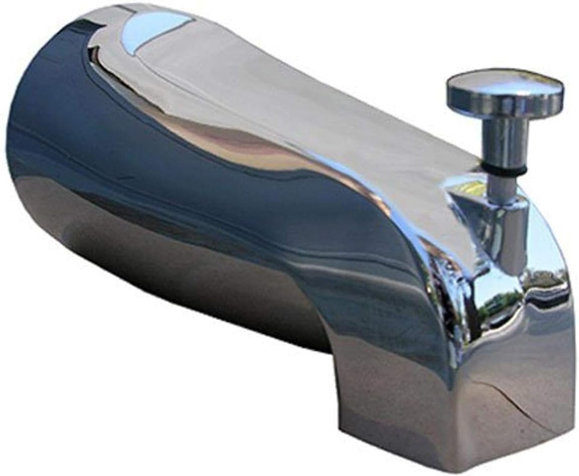 LASCO 08-1037 1/2-Inch Iron Pipe, Front Diverter Style Bathtub Spout ...