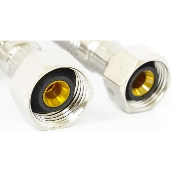 LASCO 10-0313 1/2-Inch Compression by 1/2-Inch IPS by 12-Inch Water ...