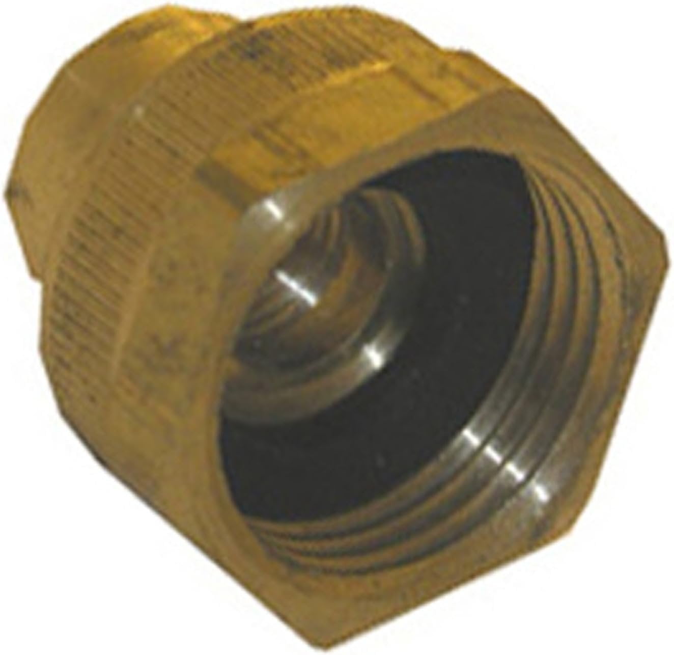 LASCO 15-1769 Brass Garden Hose Cap with 1/4-Inch Female Pipe Thread ...