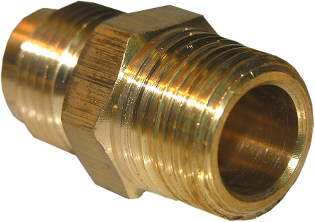LASCO 17-4831 3/8-Inch Flare by 3/8-Inch Male Pipe Thread Brass Adapter ...