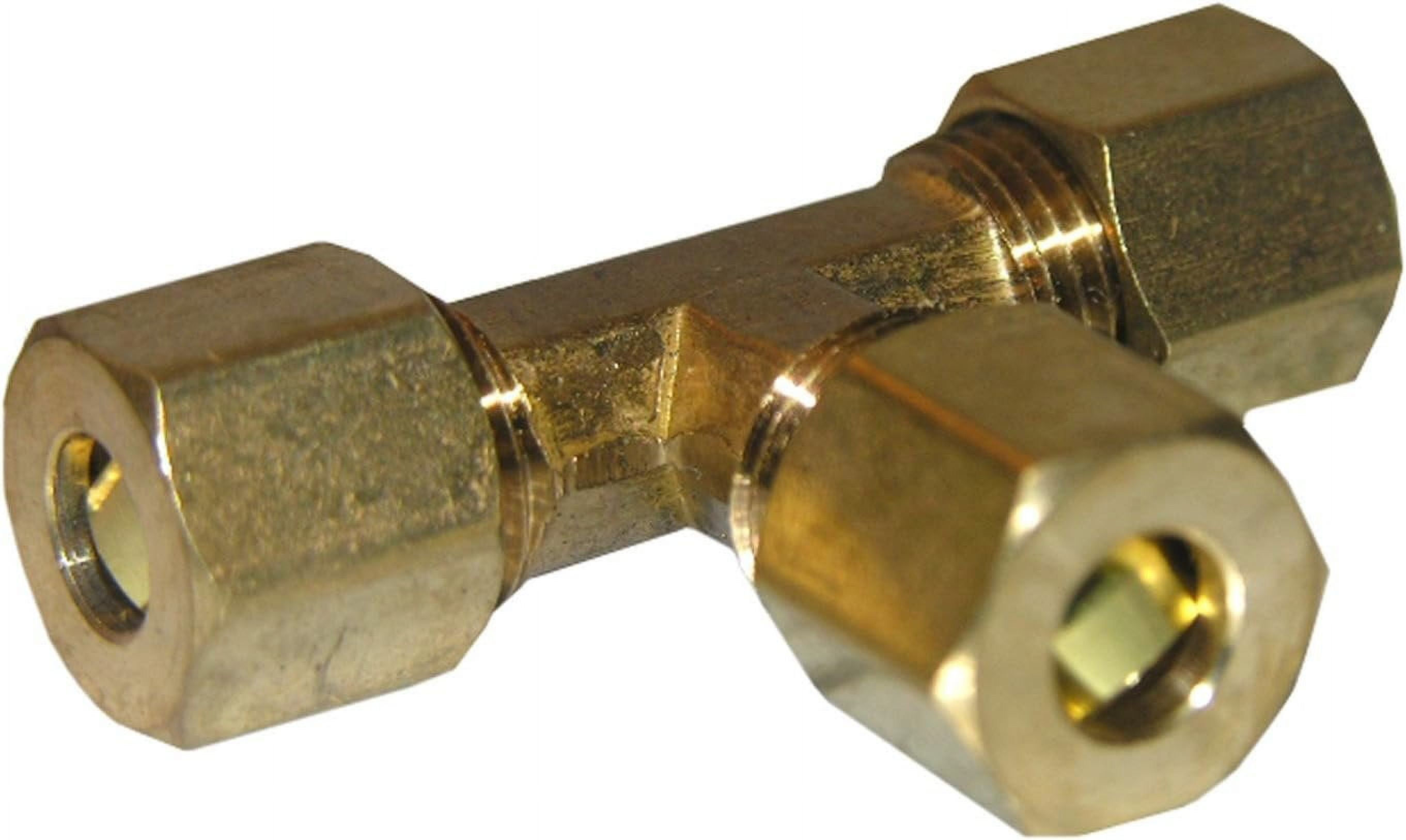 LASCO 17-6431 3/8-Inch Compression Brass Tee - Walmart.com