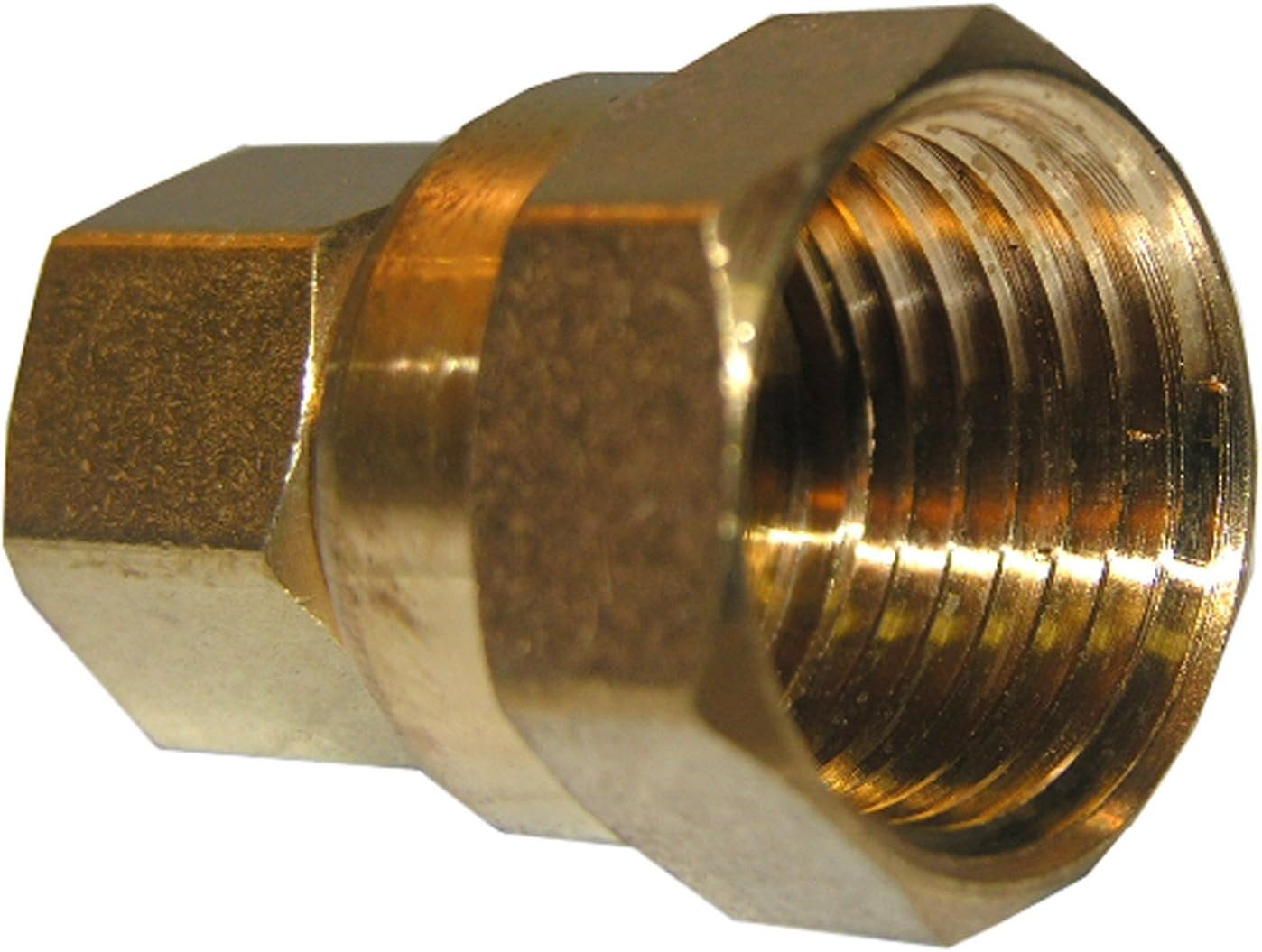 LASCO 17-6637 3/8-Inch Compression by 1/2-Inch Female Pipe Thread Brass ...
