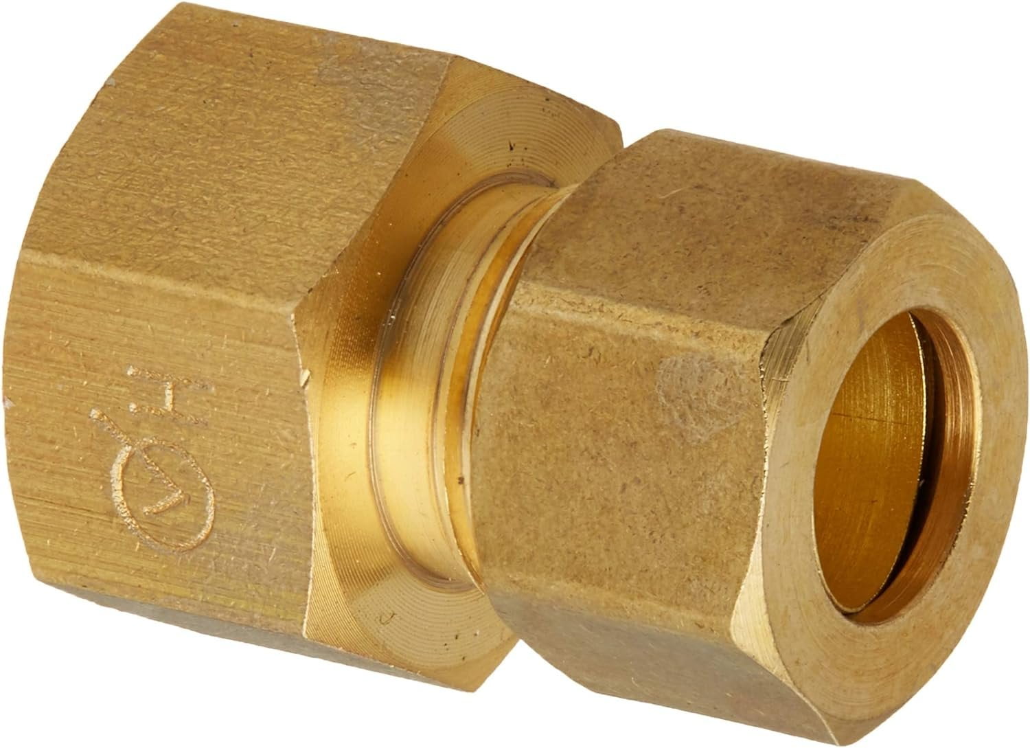 LASCO 17-6761 1/2-Inch Female Compression by 3/8-Inch Male Compression ...