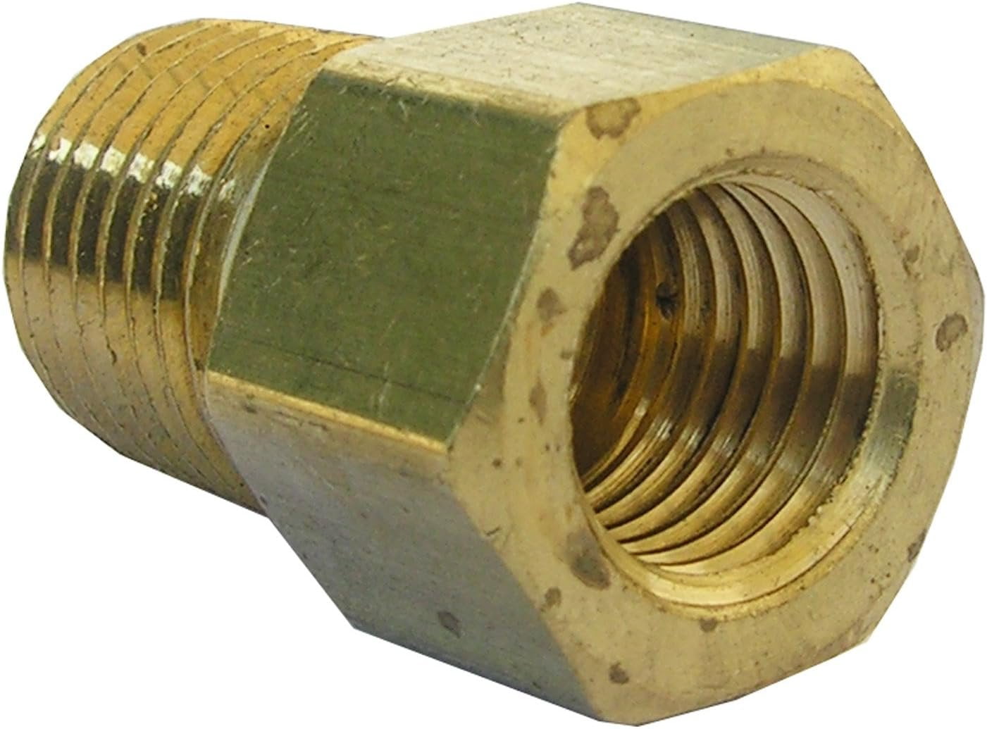 LASCO 17-6783 1/4-Inch Female Flare by 1/4-Inch Male Pipe Thread Brass ...