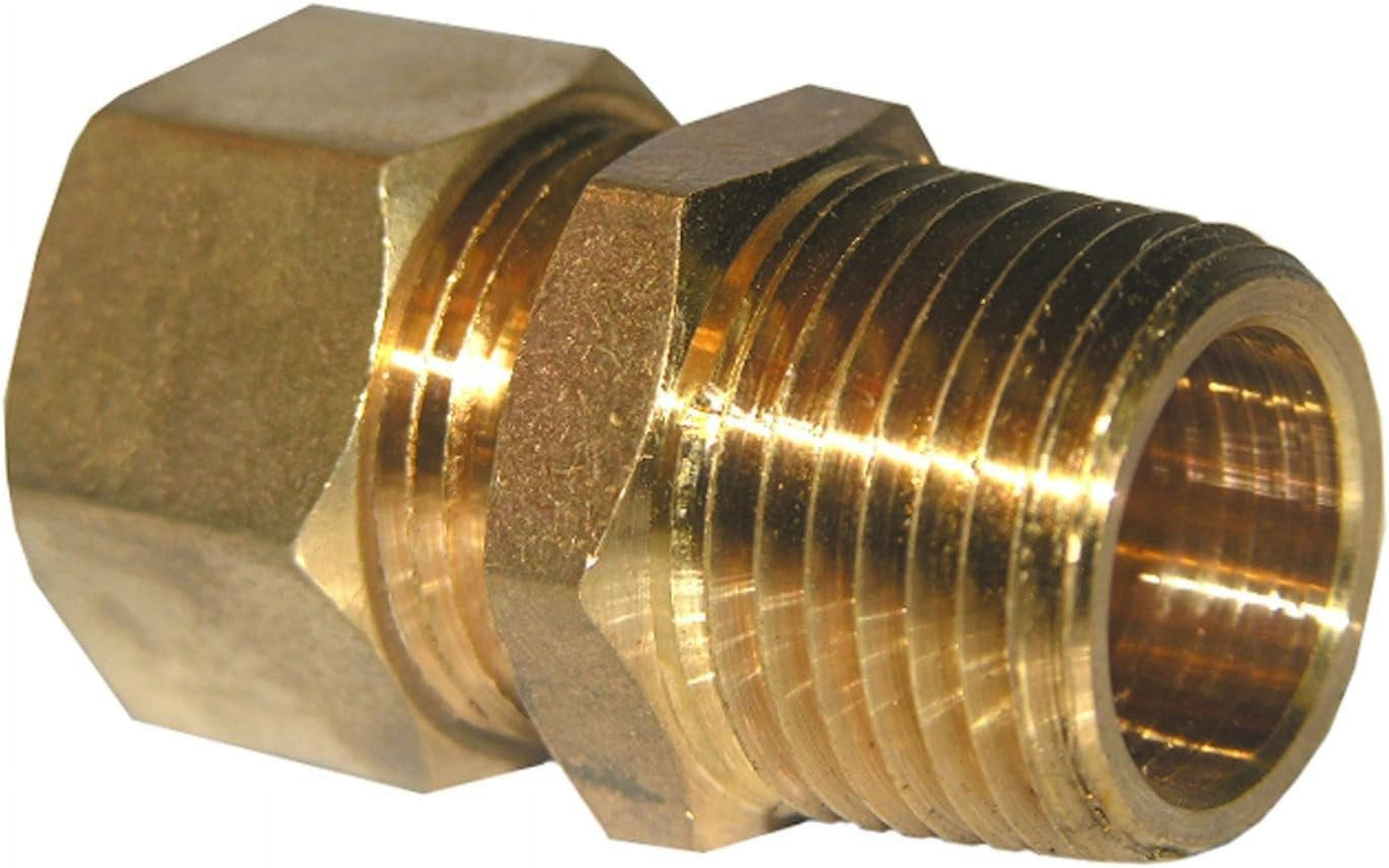 LASCO 17-6859 5/8-Inch Compression by 1/2-Inch Male Pipe Thread Brass ...