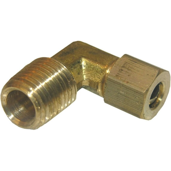 LASCO 17-6911 1/4-Inch Compression by 1/4-Inch Male Pipe Thread Brass ...