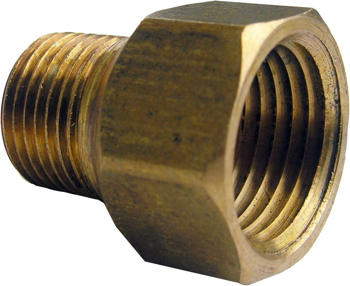 LASCO 17-8547 1/2-Inch Female Pipe Thread by 3/8-Inch Male Pipe Thread ...
