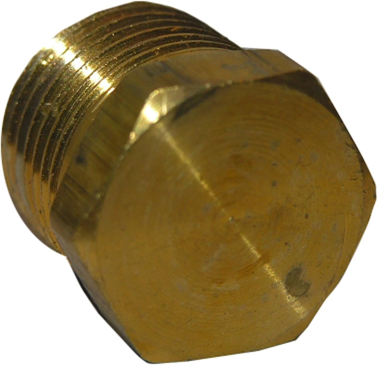 LASCO 17-9167 3/8-Inch Pipe Thread Brass Hex Plug - Walmart.com