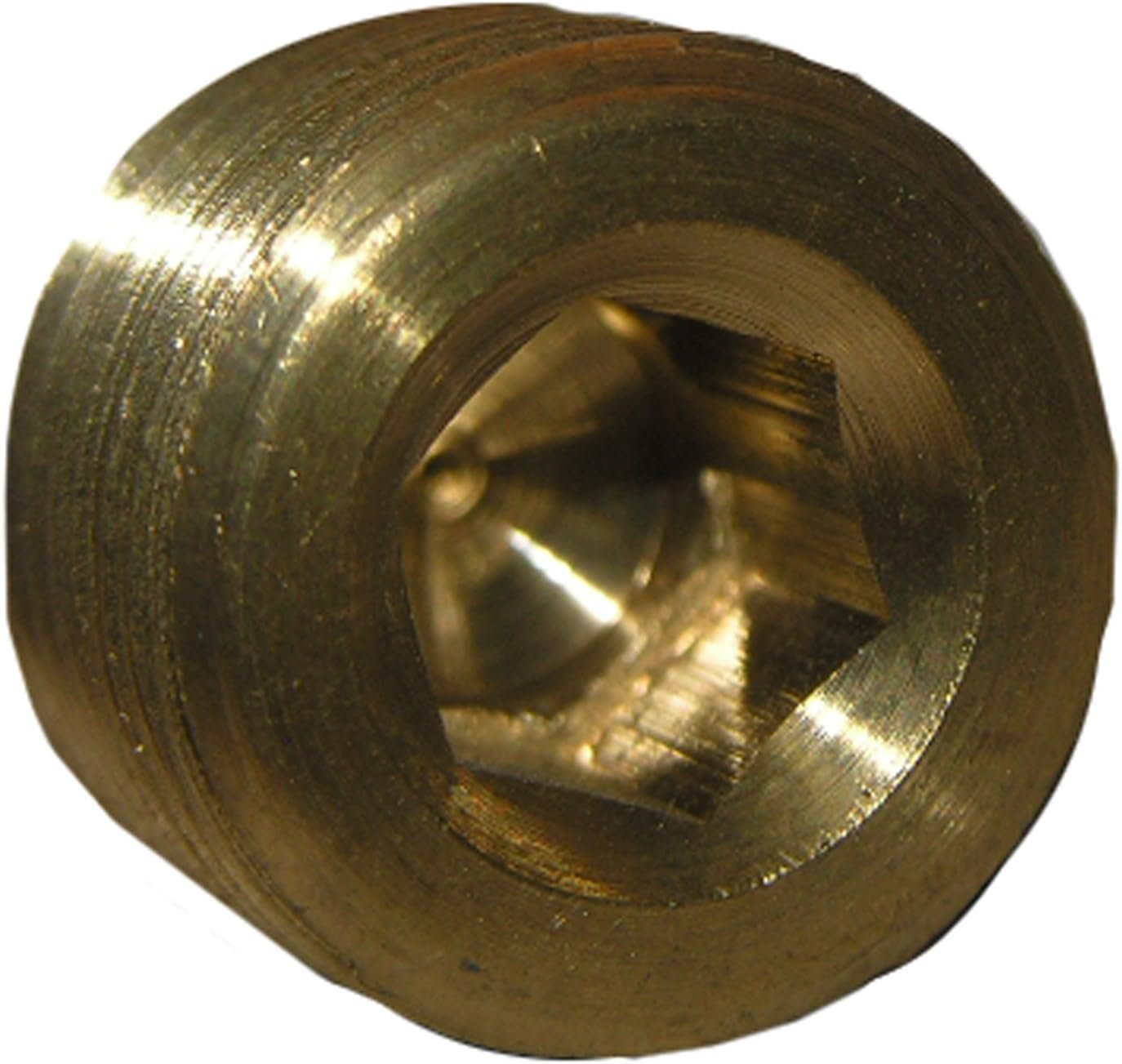 LASCO 17-9195 3/8-Inch Pipe Thread Brass Countersunk Plug - Walmart.com