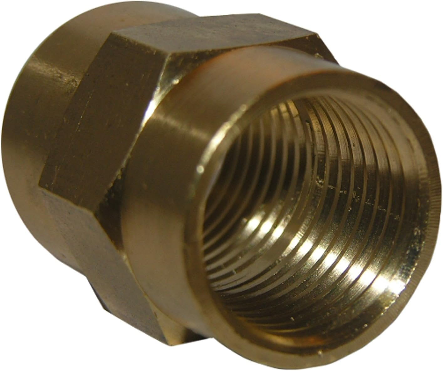 LASCO 17-9229 3/4-Inch Female Pipe Thread Brass Coupling - Walmart.com