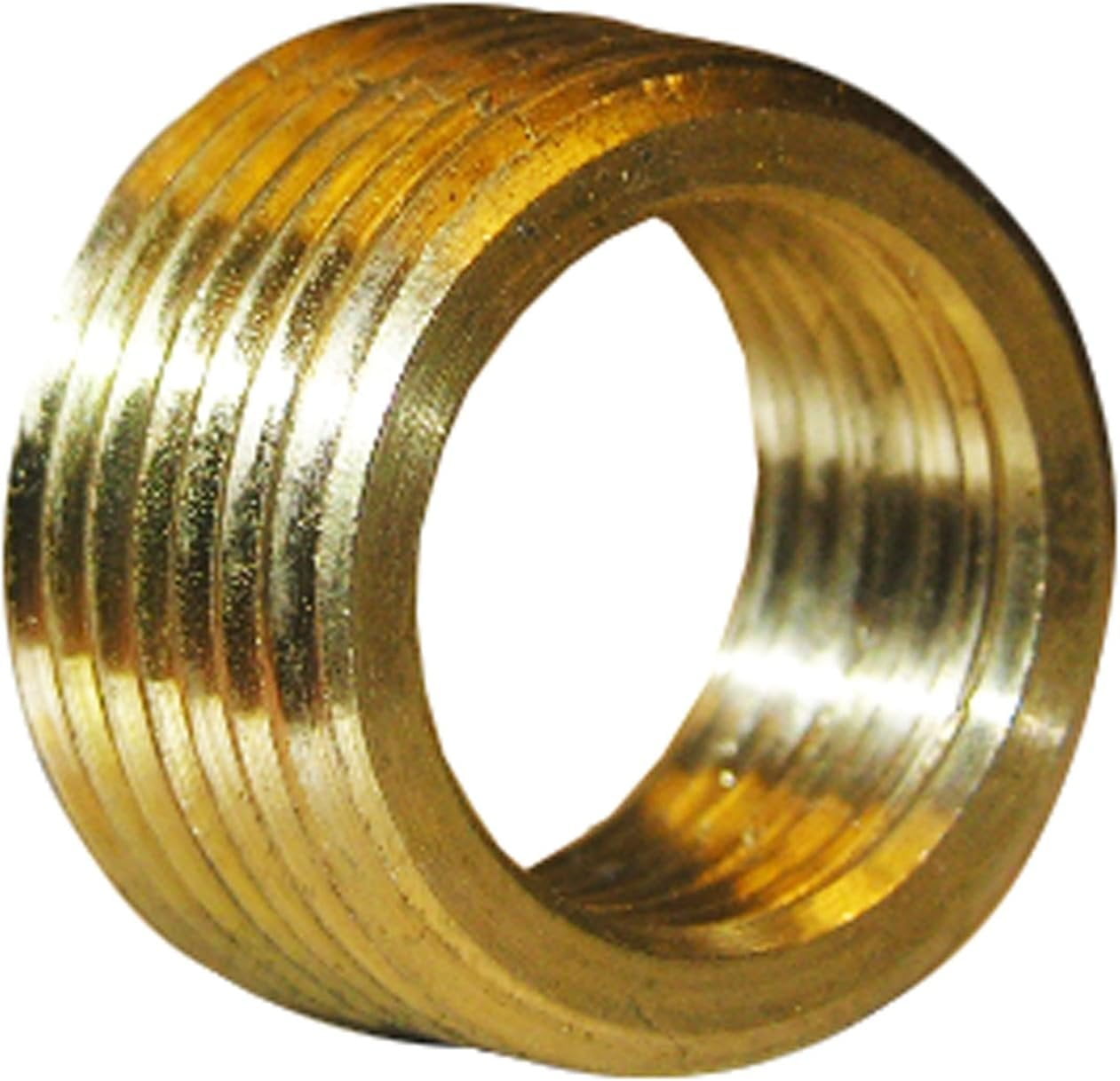 LASCO 17-9233 1/2-Inch Male Pipe Thread by 3/8-Inch Female Pipe Thread ...