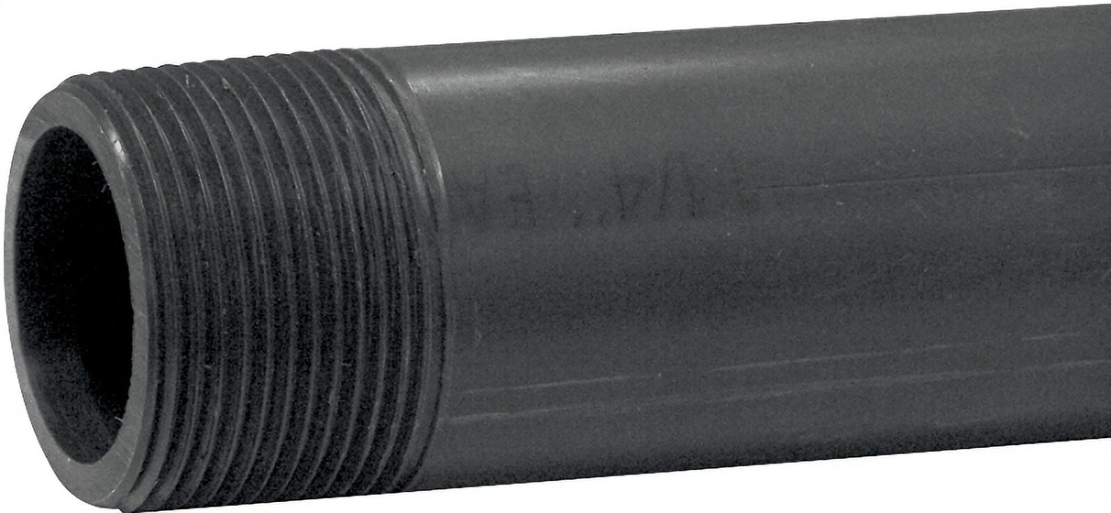 LASCO 212120BC Pipe Nipple, 1-1/4 in, PVC, SCH 80 Schedule, 12 in L ...