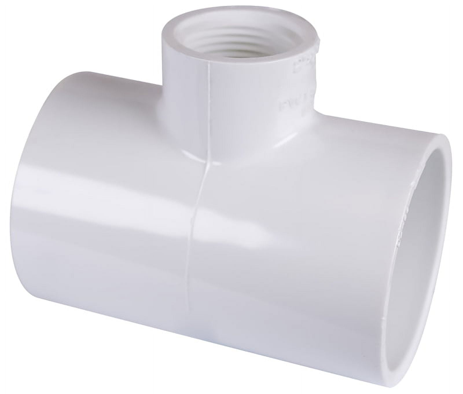 LASCO 402249BC Reducing Pipe Tee, 2 x 1 in, Slip x FIP, PVC, SCH 40 Schedule - Walmart.com