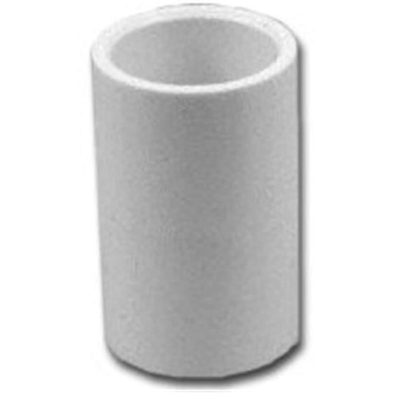 LASCO 429015BC Pipe Coupling, 1-1/2 in, Slip, PVC, White, SCH 40 ...