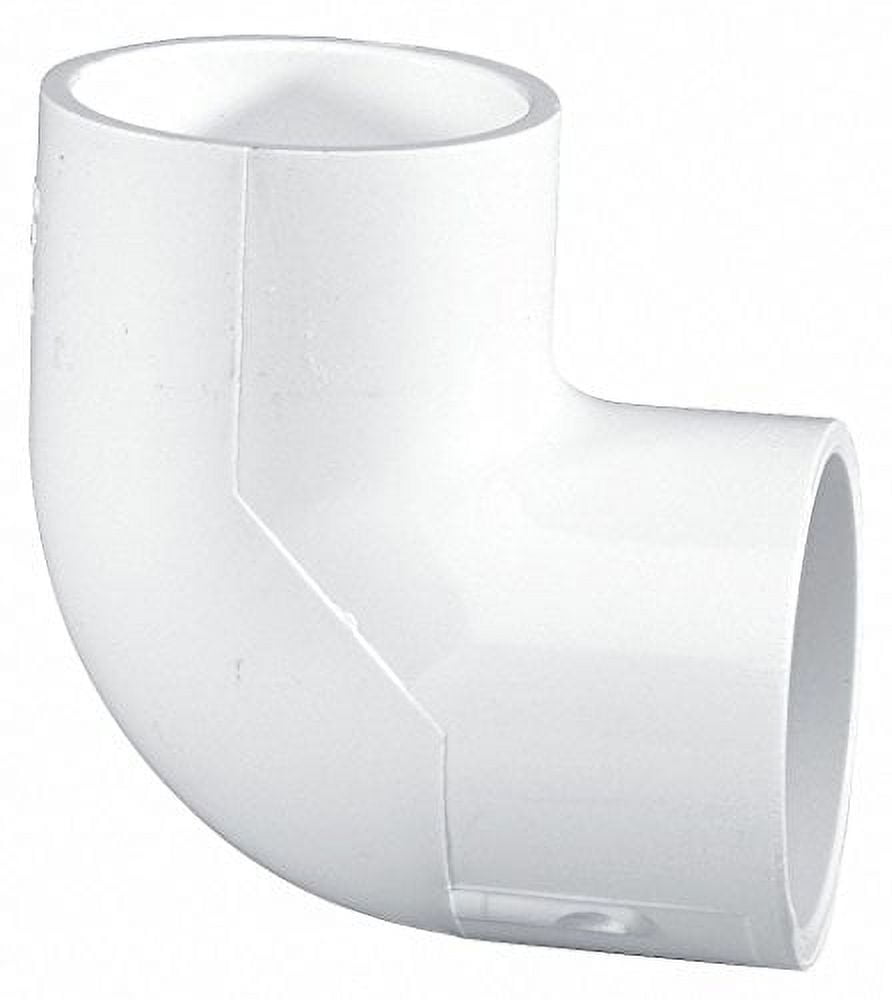 LASCO PVC Elbow, 90°, Socket x Socket, 1" Pipe Size - Pipe Fitting ...