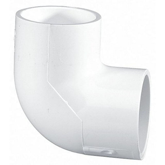 LASCO PVC Elbow, 90°, Socket x Socket, 1" Pipe Size - Pipe Fitting ...