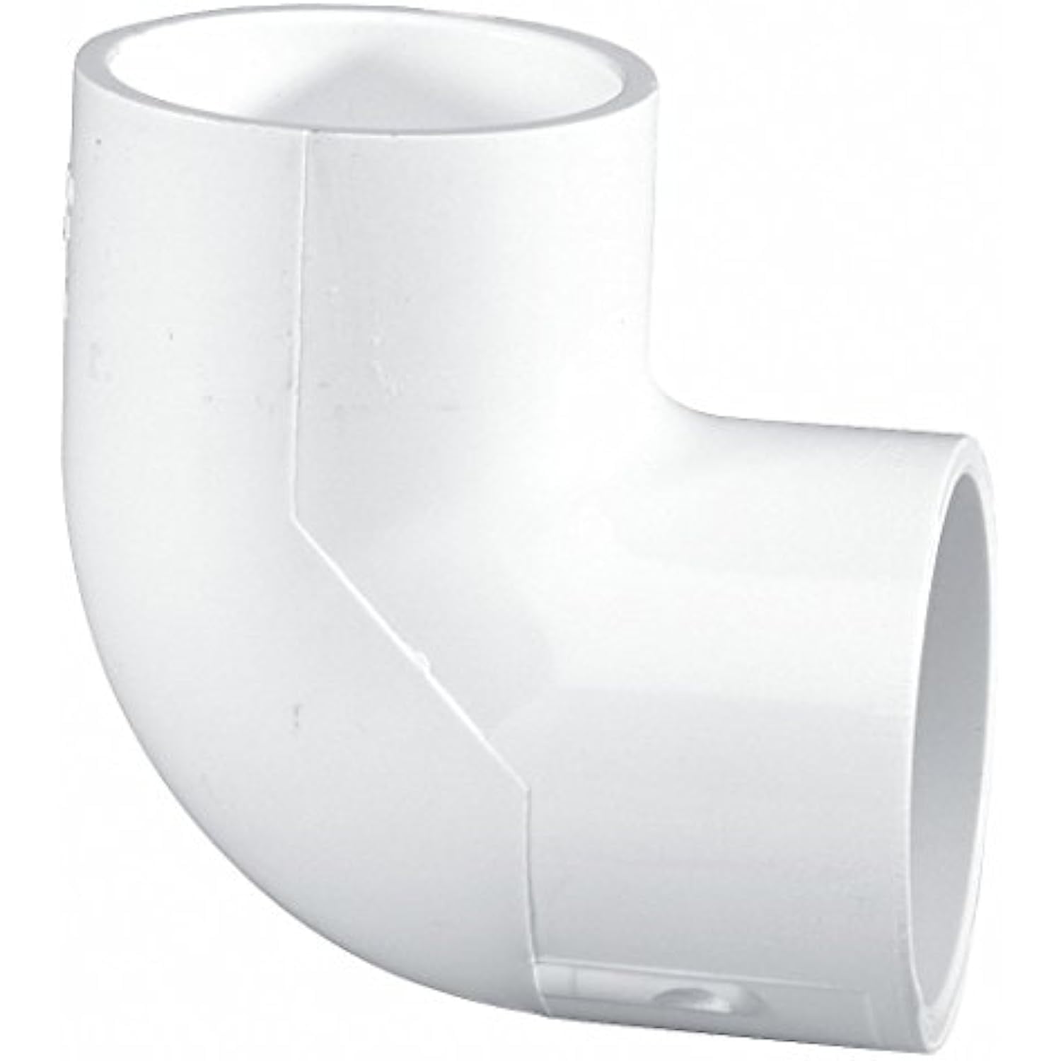 LASCO PVC Elbow, 90°, Socket x Socket, 2" Pipe Size - Pipe Fitting ...
