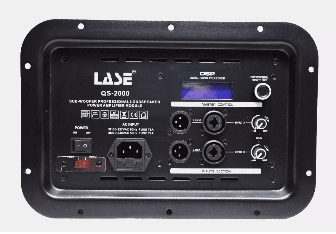 LASE Amplifier Intended For QSC 2000 Module fits QSC KS112 Power Sub ...