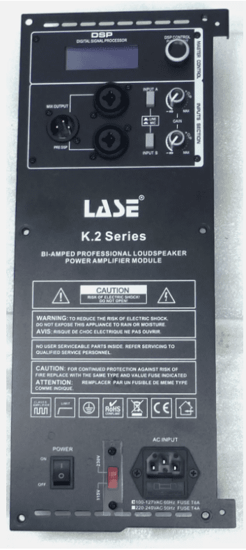 LASE K.2 Amplifier Module for QSC K12.2, K10.2, K8.2 Power Speakers - Walmart.com