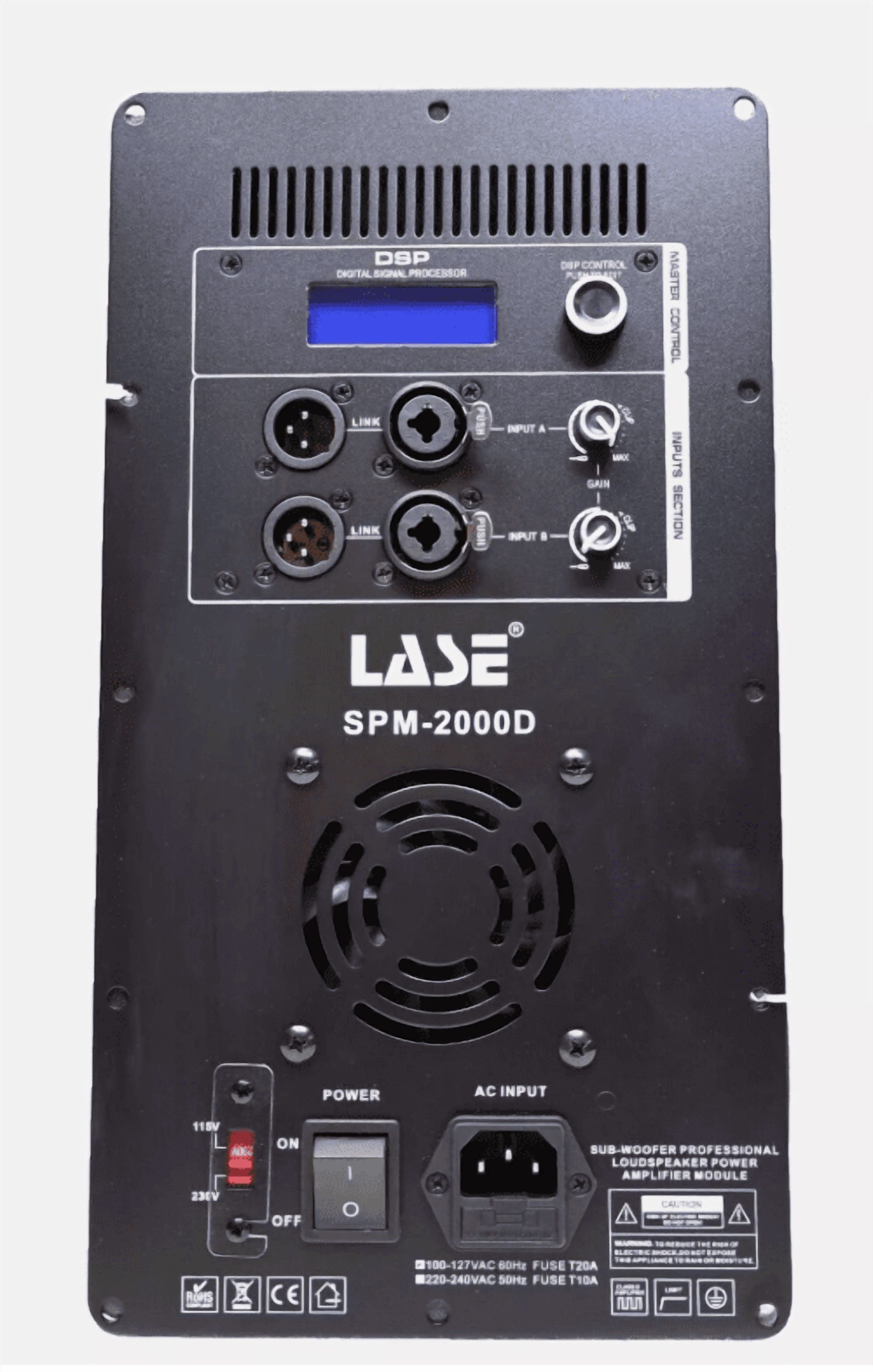 LASE SPM-2000D SUB Woofer Power Amplifier Module 2000W @ 4 Ohms ...