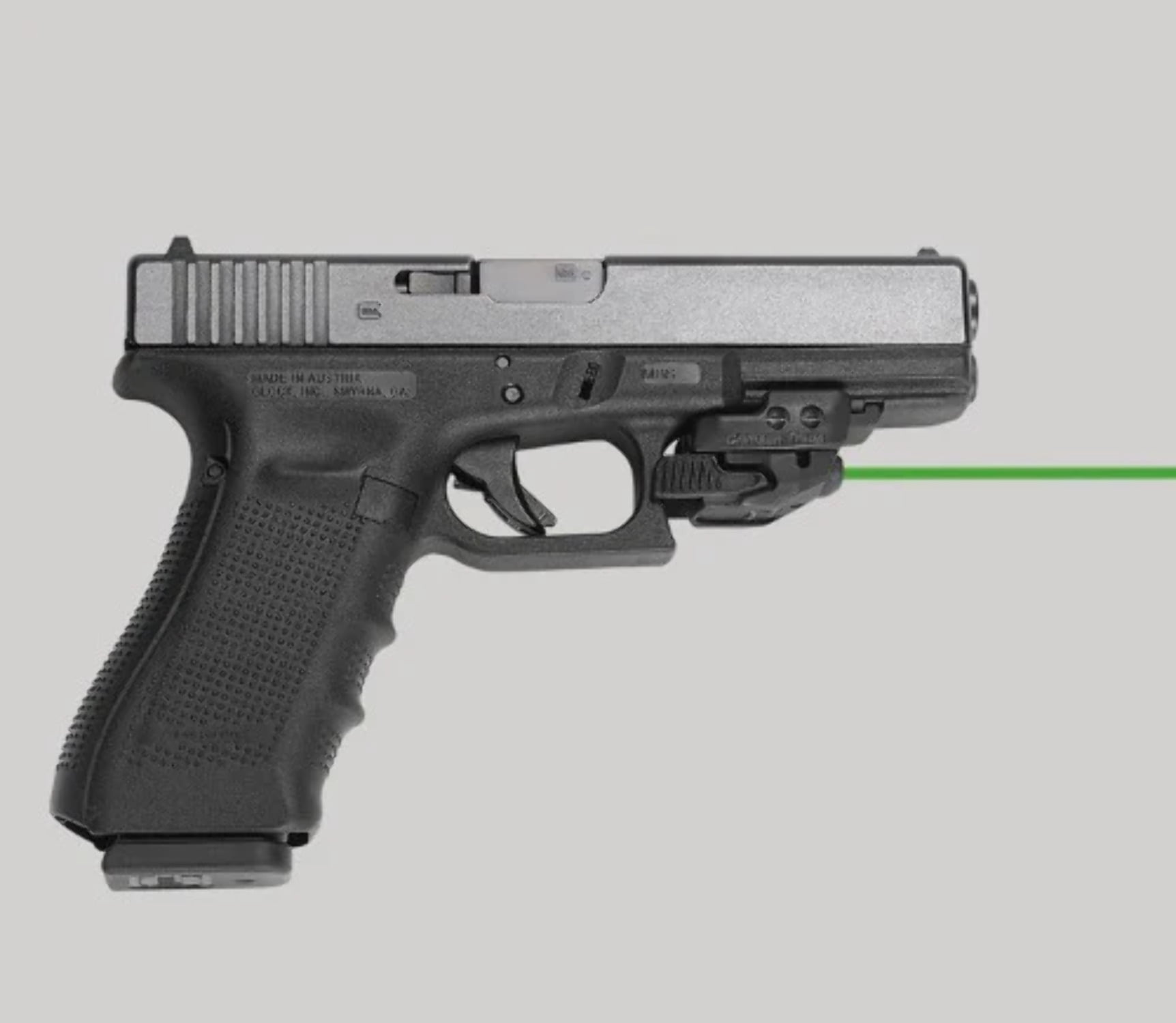 LASER SIGHT GLOCK HANDGUN GLOSSY POSTER PICTURE PHOTO BANNER PRINT gun ...