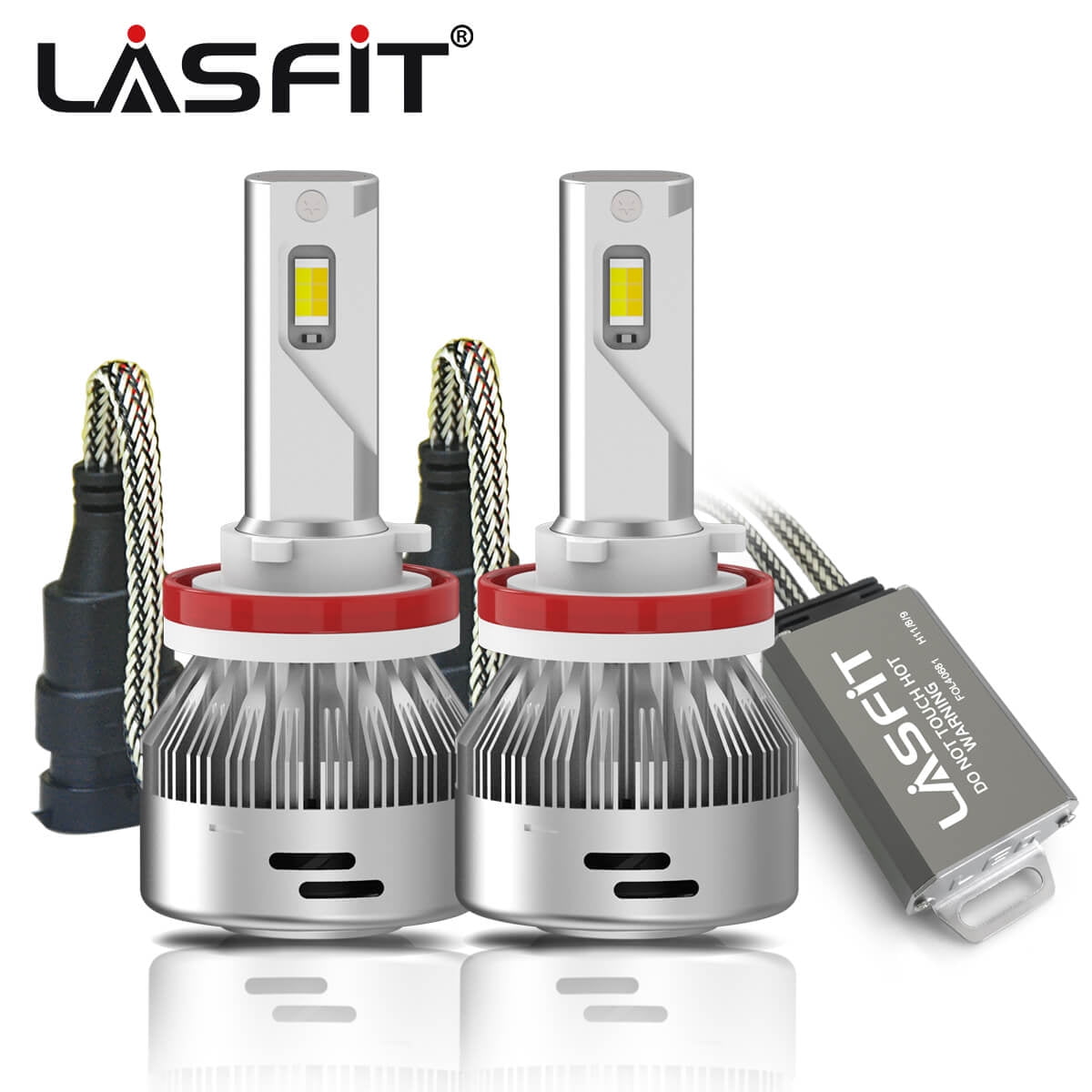 LASFIT H8 H9 H11 LD Plus 60W White/Amber LED Automotive Bulb, Fits All ...