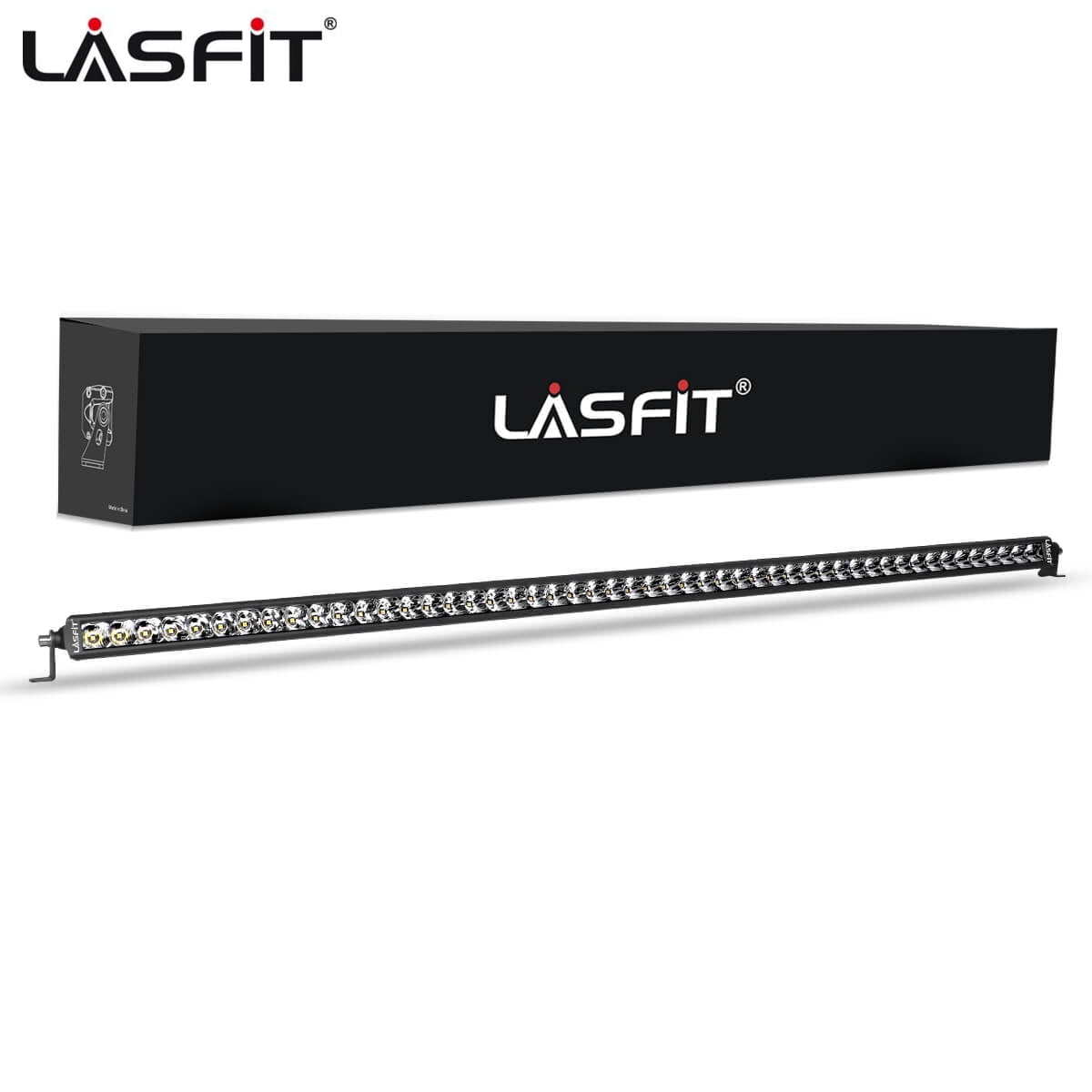 LASFIT LED Off-Road Light Bar, 52 Inch Lasfit Spot Flood Combo LED Off ...